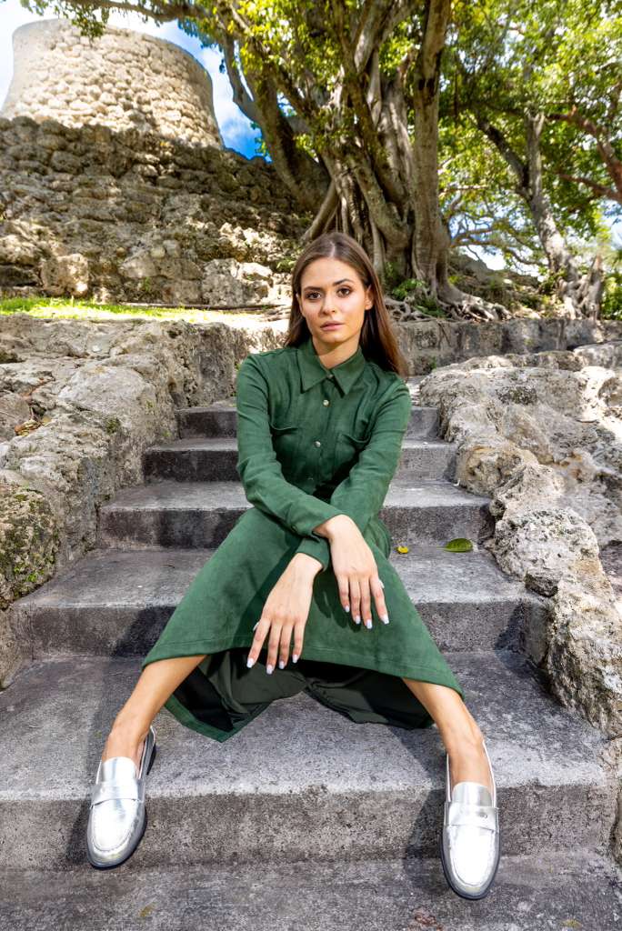 Green Suede Set | Adina Las Vegas